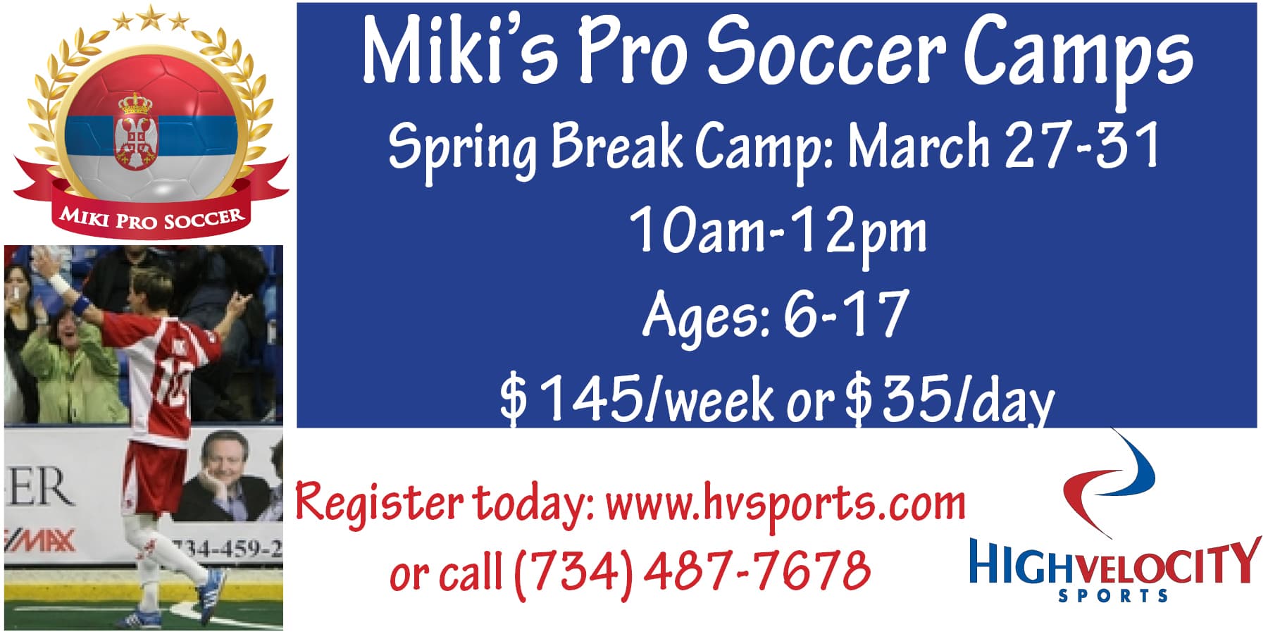 School Break Camps - High Velocity Sports